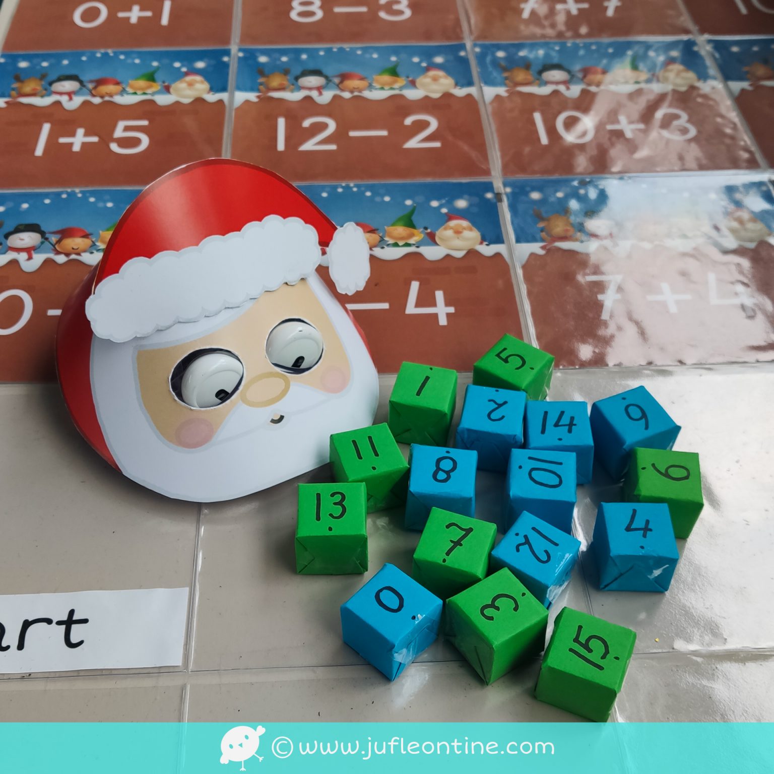 Bee-Bot / Blue-Bot mat Kerstmis » Juf Leontine